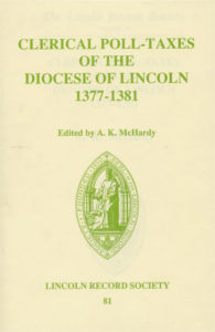 Clerical Poll Taxes of the Diocese of Lincoln 1377-1381